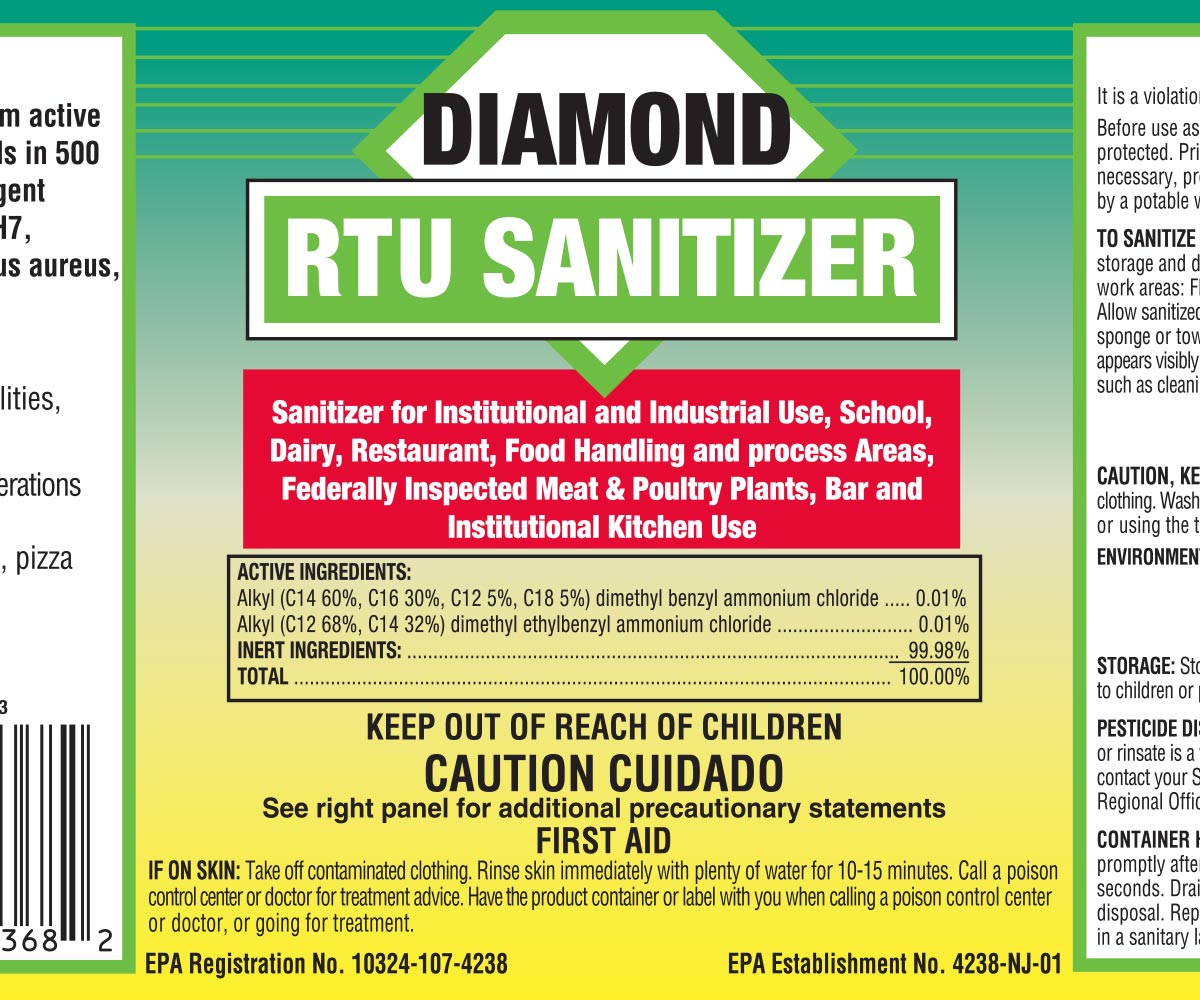 Diamond RTU Sanitizer | Sanitary Hygiene | Cleaning & Disinfectant ...