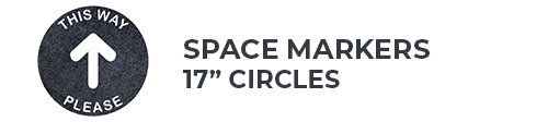 Space Markers Low Profile Design | Sanitary Hygiene | Cleaning ...